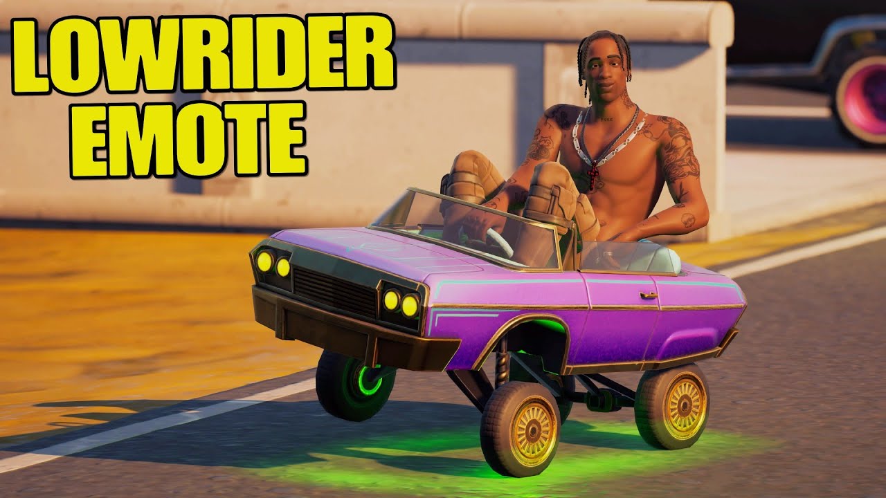 Fortnite Lil Bounce Emote Gameplay - Lowrider Emote - YouTube