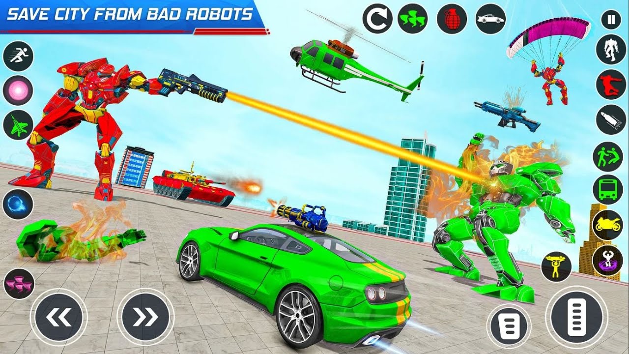Army Dragon Robot Transform Game - Multi Robot Wars - Android Gameplay ...