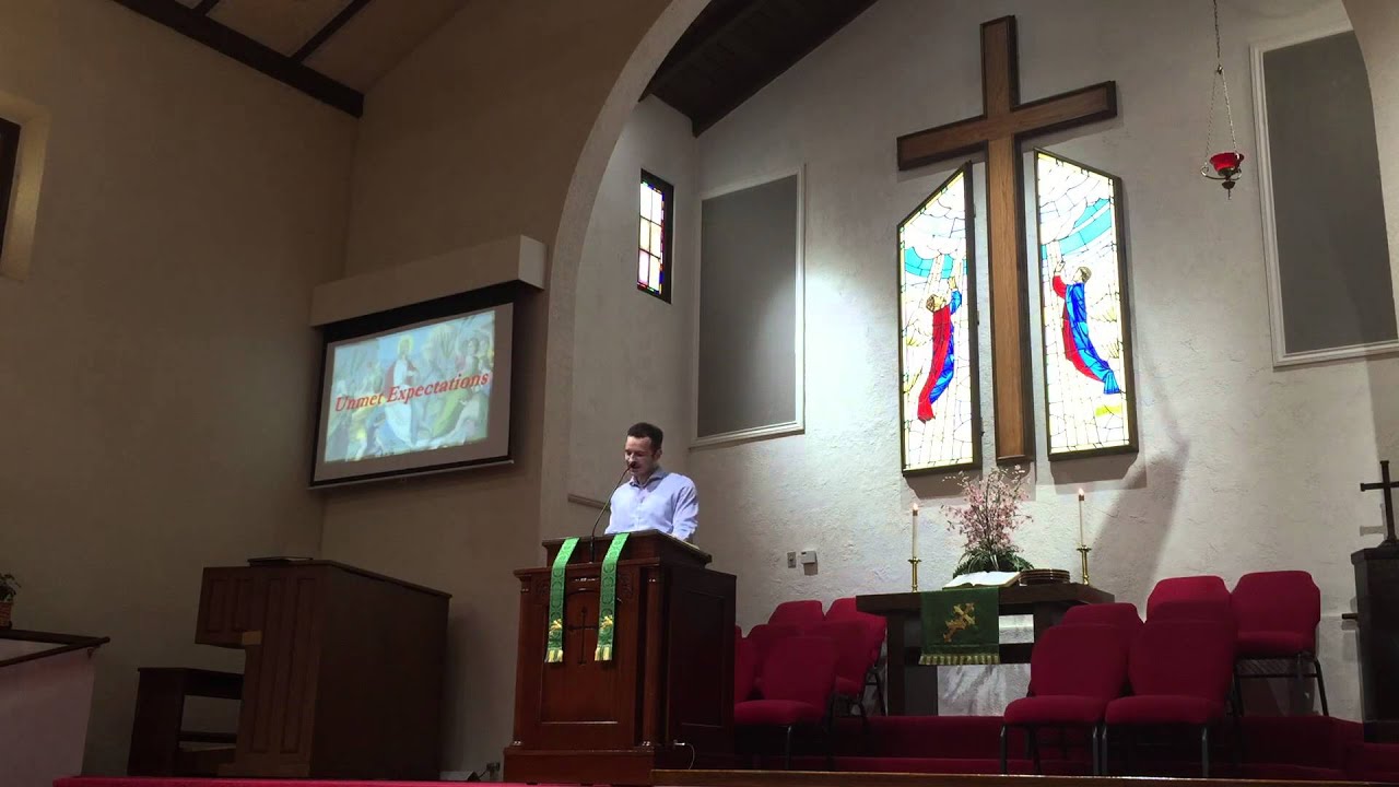 Kevin Livermore Preaching. Sermon Title, "Unmet Expectations". Matthew ...