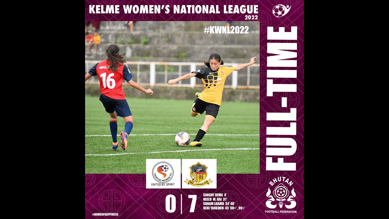 SAMTSE WOMEN'S FC vs PARO WOMEN'S FC - YouTube