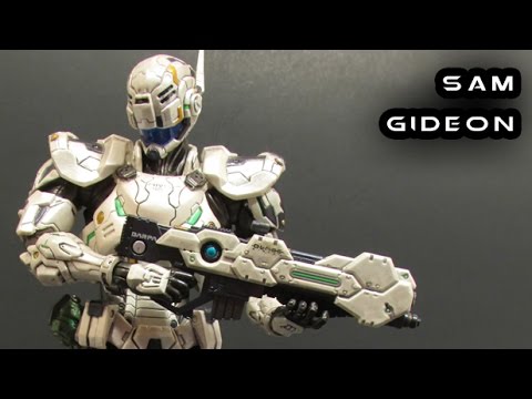 Play Arts Kai SAM GIDEON Figure Review - YouTube