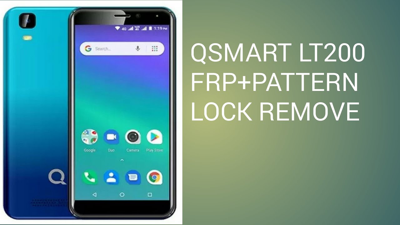 QMobile QSmart LT200 FRP & Pattren Unlock!🔴Live - YouTube