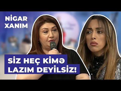 Nigar Xanım | Ofeliya ilə jurnalist arasında gərginlik | Ərinin corabını mən yuyası deyiləm ki?!