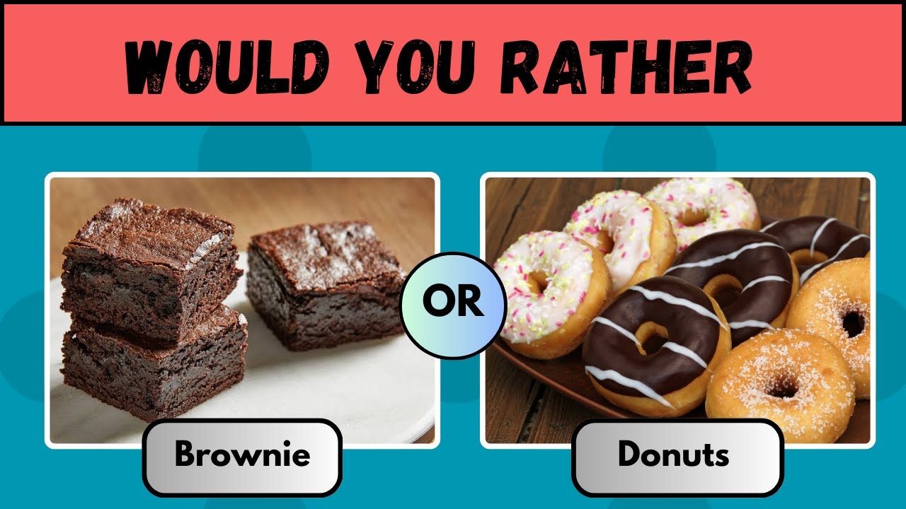 Would You Rather Food and Drink Edition | Quiz Master - YouTube