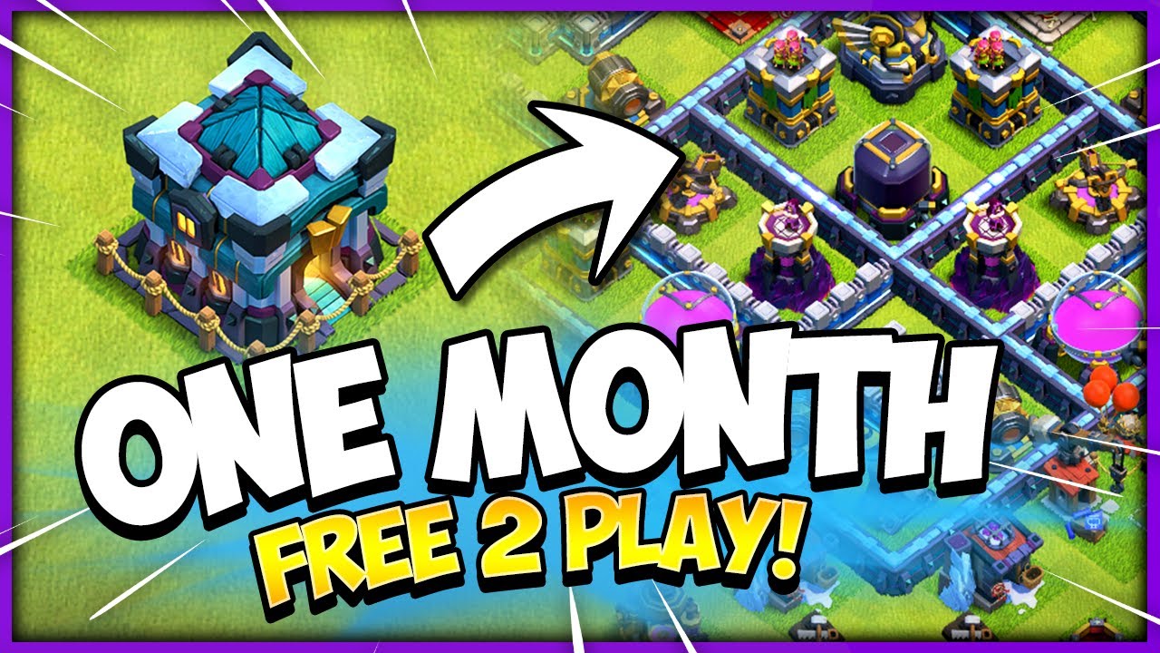 how-much-progress-can-th13-do-in-30-days-in-clash-of-clans-youtube