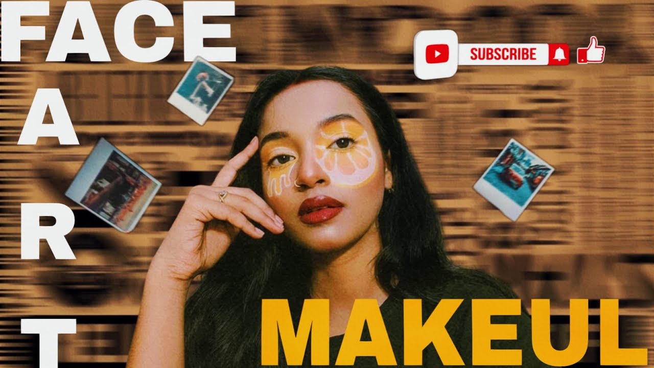 Let me teach you today | How to do creative face art makeup - YouTube