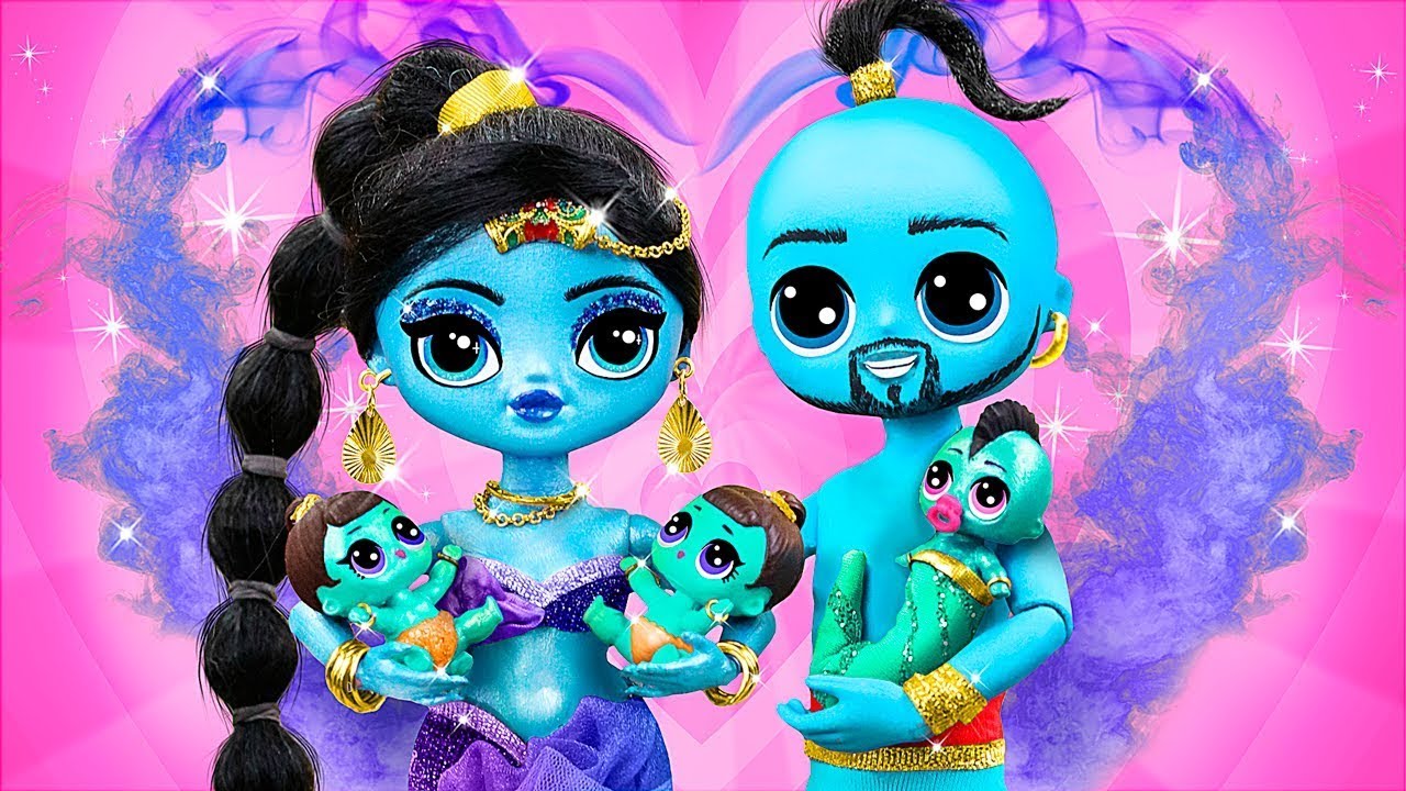 Gia đình Genie/ 30 Mẹo vặt LOL Surprise OMG - YouTube