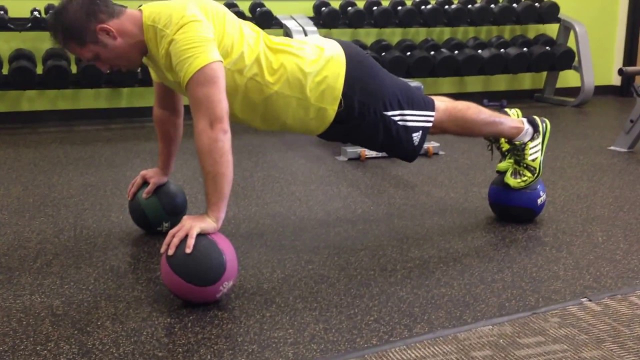 Medicine Ball Push-Up - YouTube