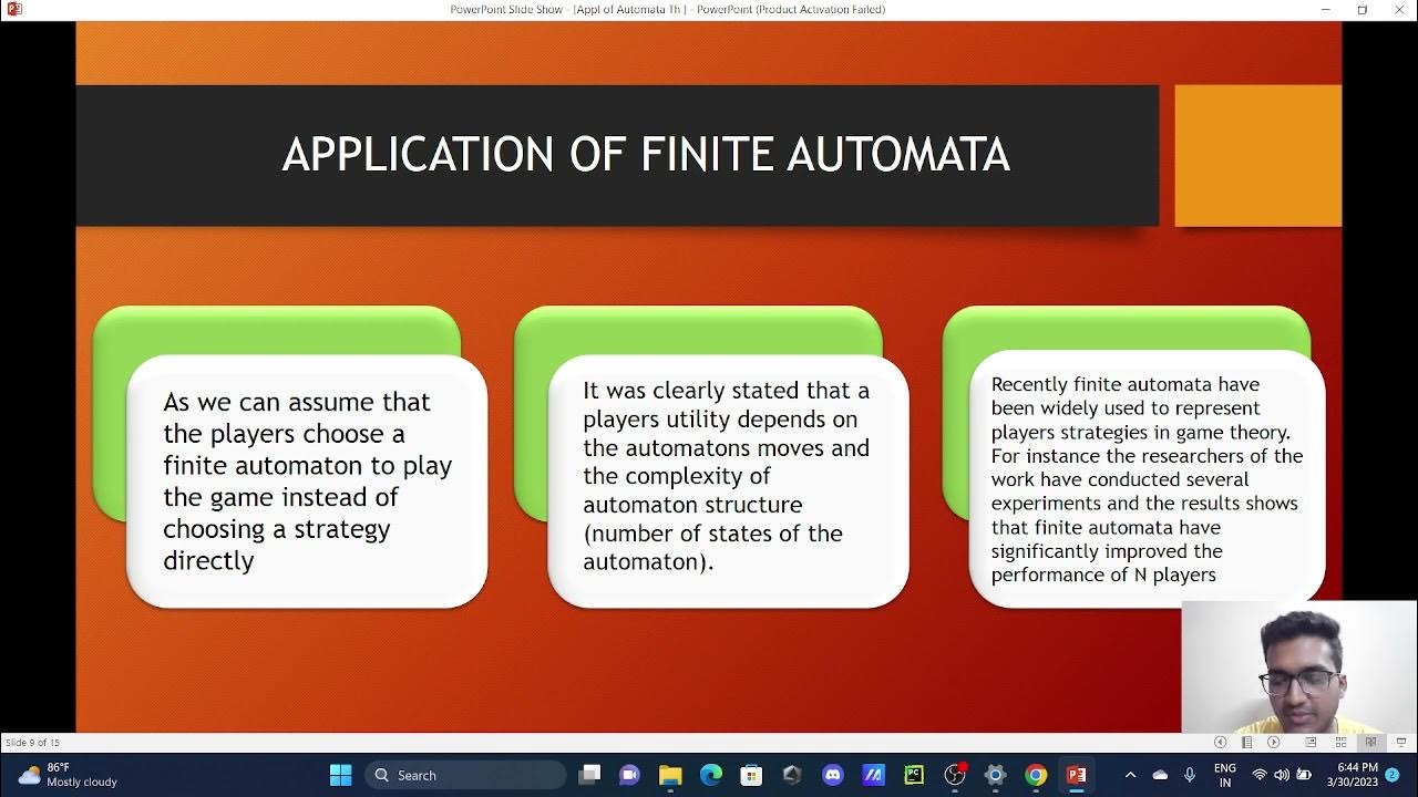 Automata Theory in Game Theory - YouTube