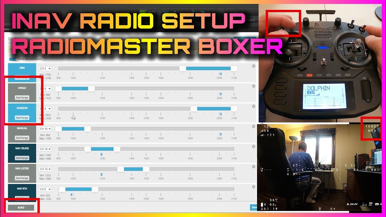 My INAV Radio Setup - Radiomaster Boxer - YouTube