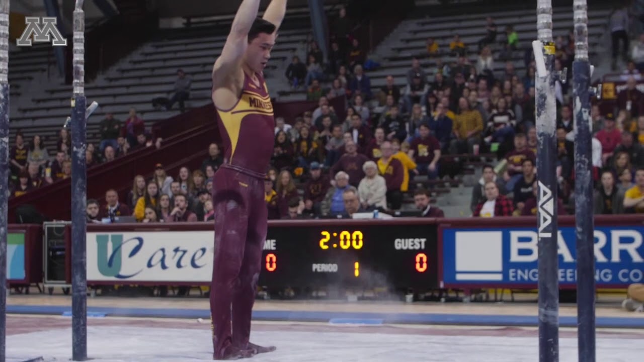 Highlights: Gopher Men's Gymnastics Defeats Cal 411.150 - 388.550 - YouTube