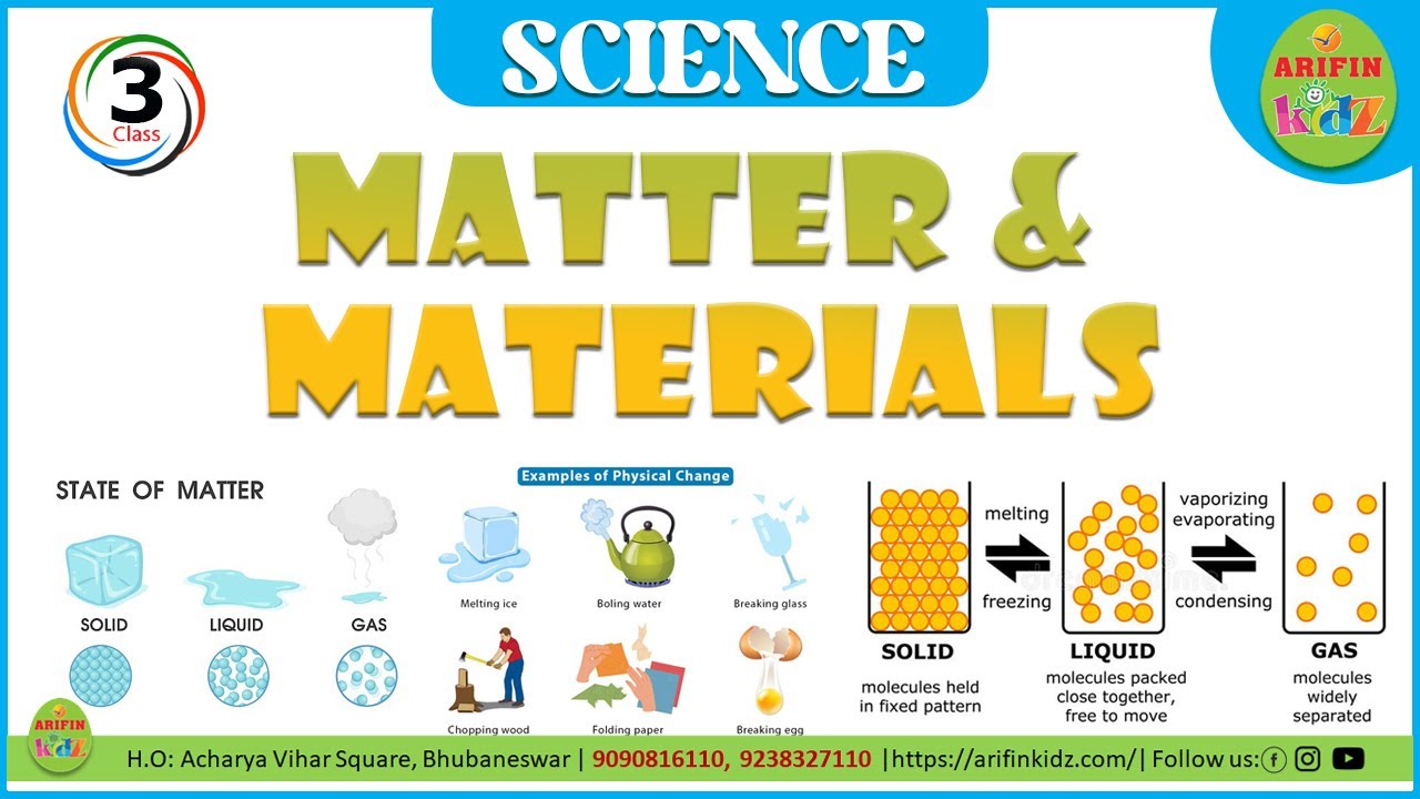 Standard-3: | SCIENCE | MATTER & MATERIALS - YouTube