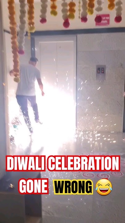 DIWALI CELEBRATION GONE WRONG!! 😂😂 CRACKER BURST #viral #viralvideo #funnyviral #sastenashe ...