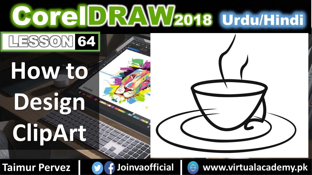 CorelDraw Projects | How Make Clipart in CorelDraw | CorelDraw X7 | 64 ...