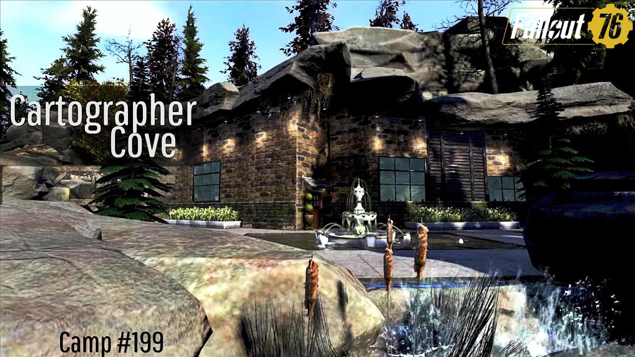 Fallout 76 Camp Builds | Cartographer Cove | Pre-Existing Structure ...