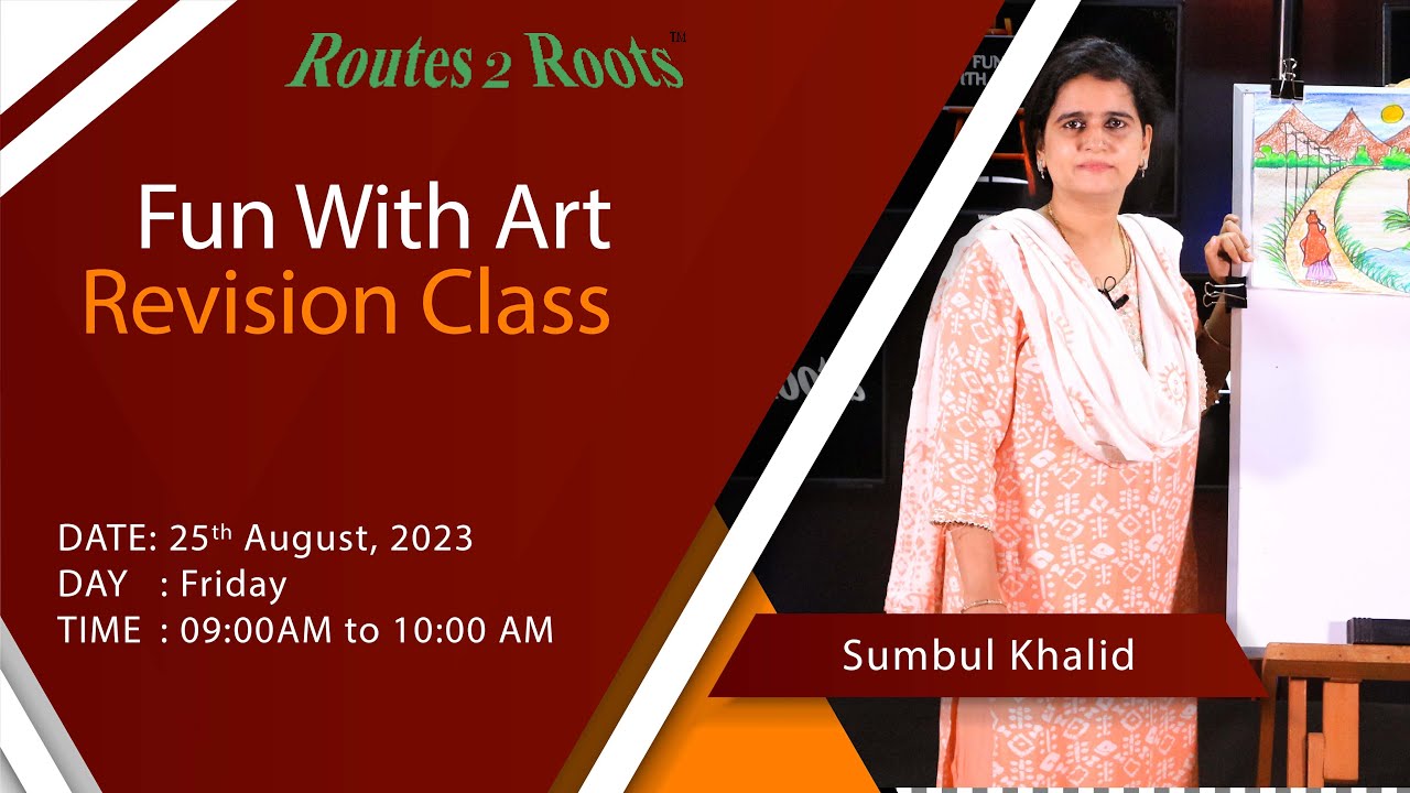 Fun With Art Revision Class | Sumbul Khalid | 25th August, 2023 ...