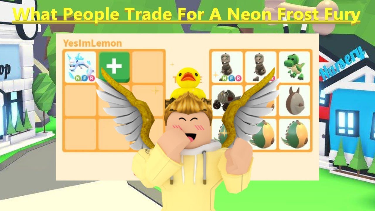 What People Trade For A Neon Fly Ride Frost Fury | 🍋Lemon's Elite - YouTube