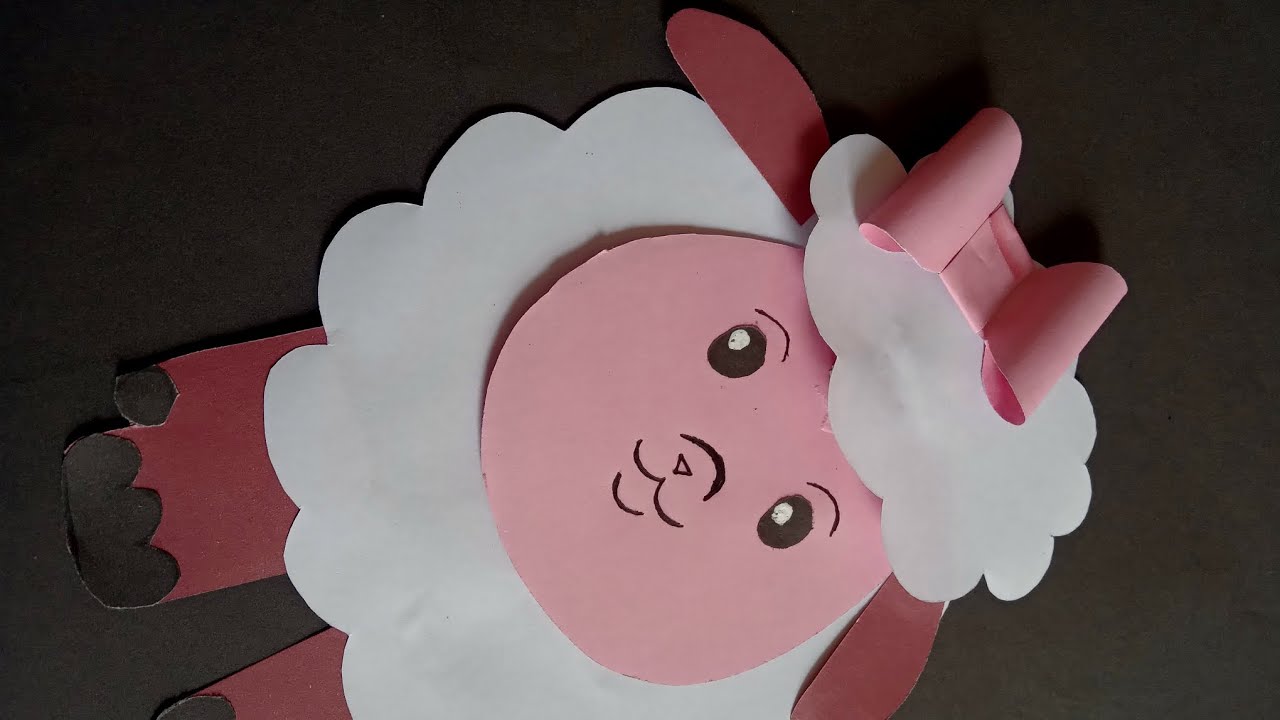 How to make e paper lamb||Paper lamb making||Paper craft||🐑 - YouTube