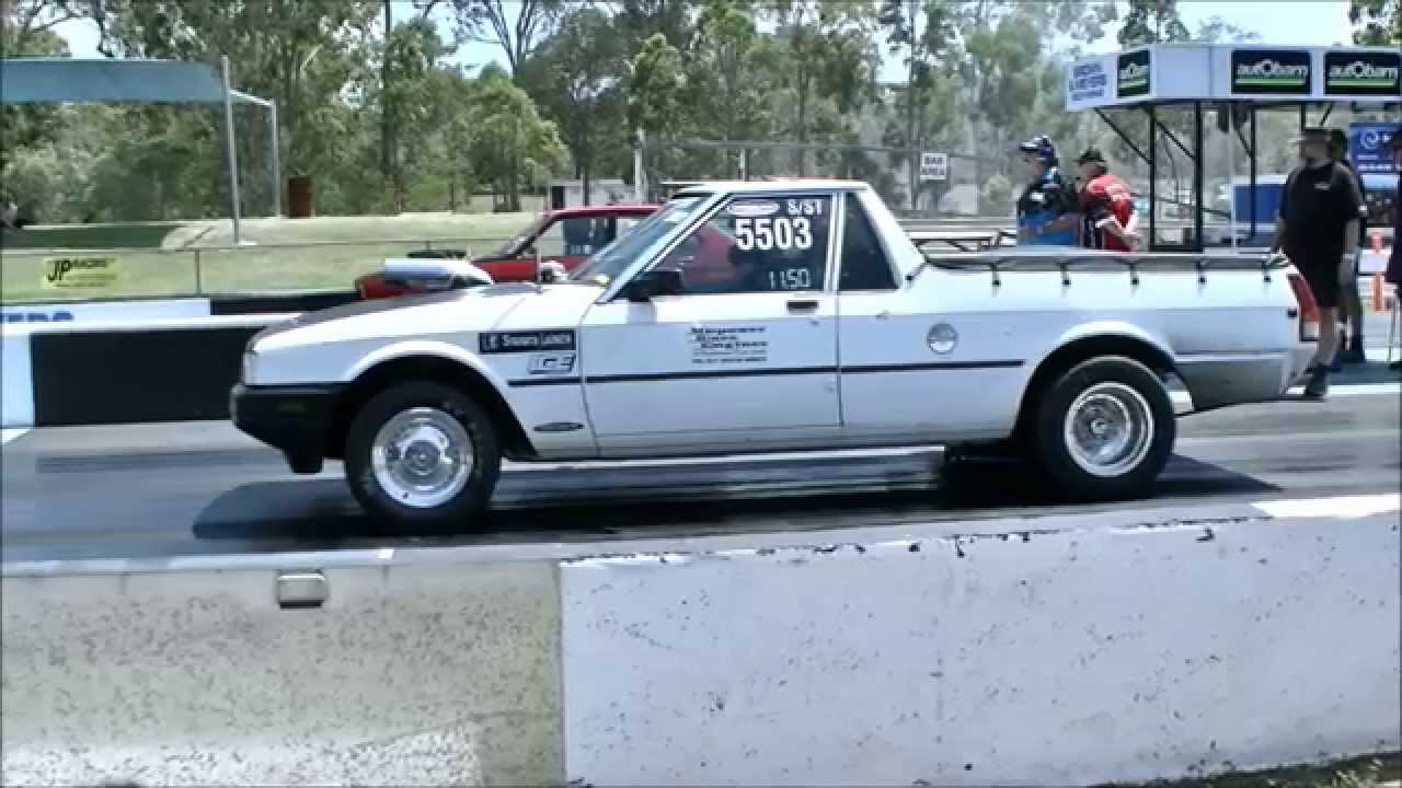 Benaraby Drags 2014 Round 8 XF Ute TRIMACO Racing - YouTube