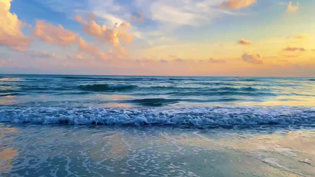 Deep Sleep Ocean Waves Night Beach Ambience Relaxing Calm Peaceful ...