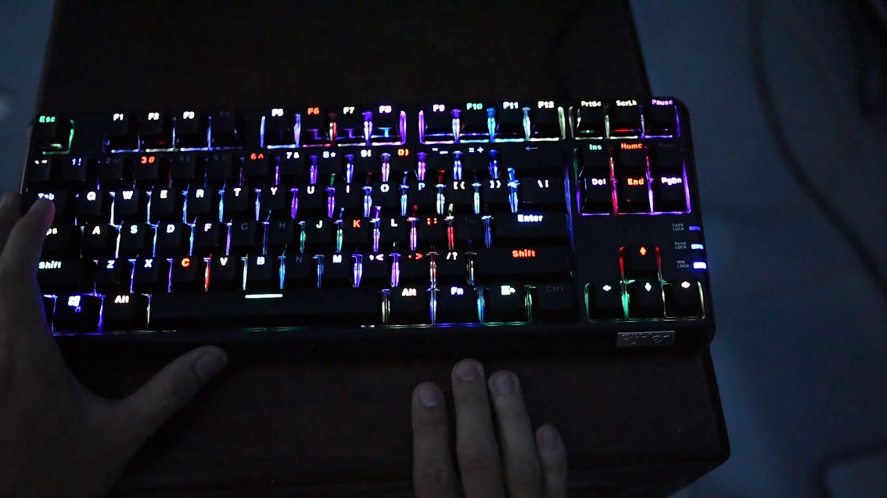 Fuhlen M87S - The best cheap mechanical keyboard - led and sound test ...