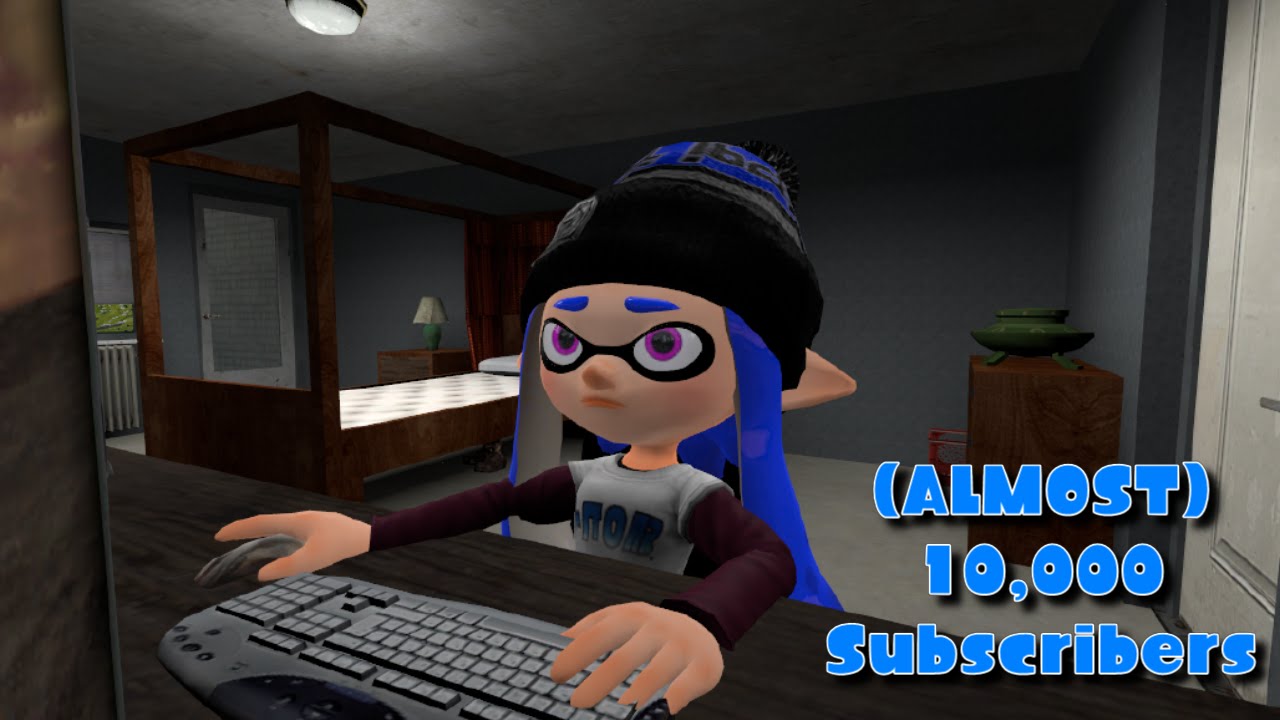 Blu Inkling's ALMOST 10,000 Subscribers [Splatoon GMOD] - YouTube