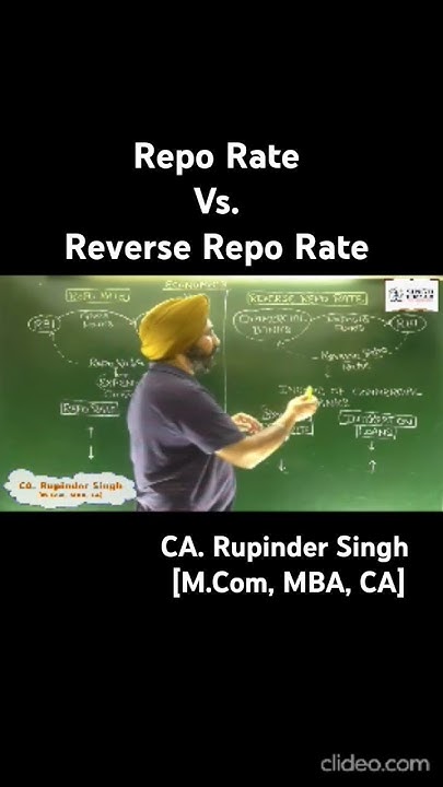 Repo Rate Vs. Reverse Repo Rate #12thaccountancy #12th # ...