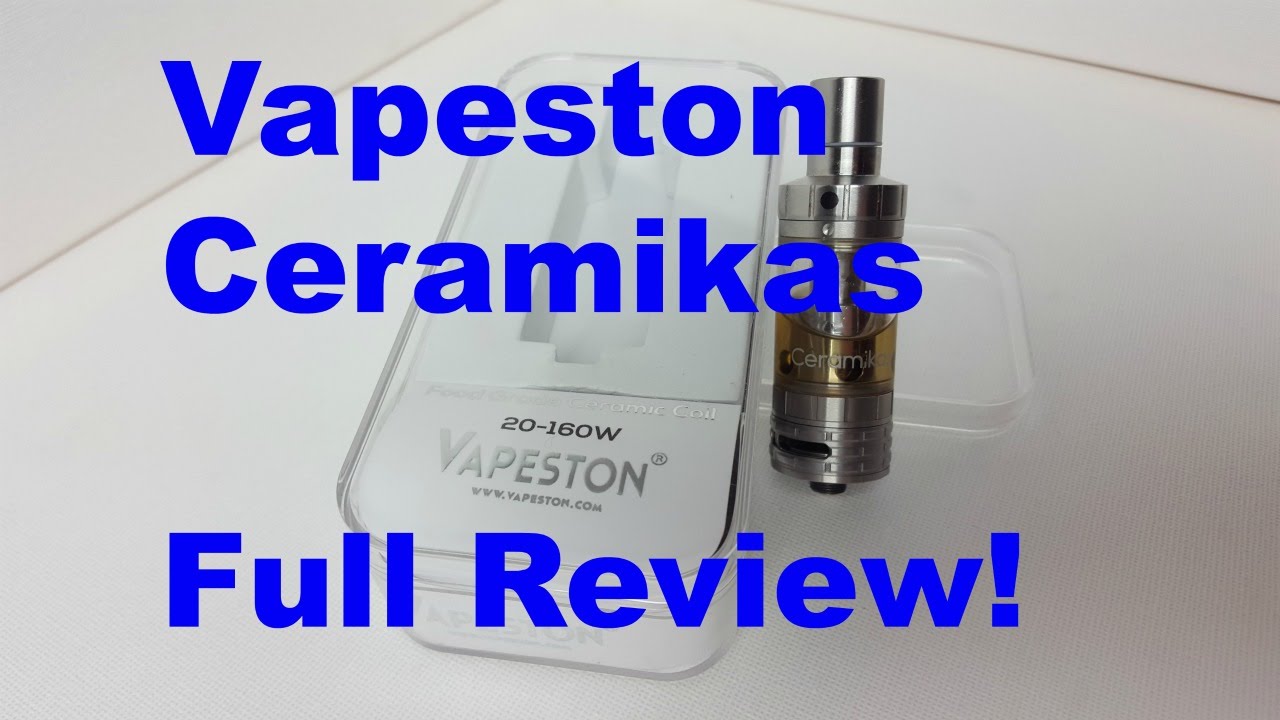 Vapeston Ceramikas or Ceramika | Sub Ohm Tank Review - YouTube