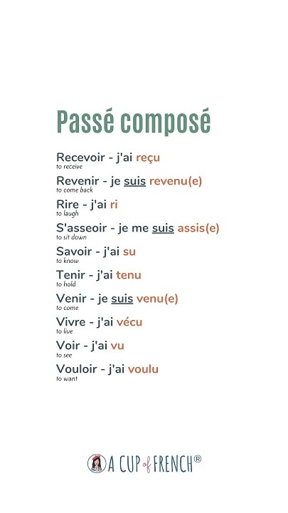 Useful irregular French verbs - YouTube