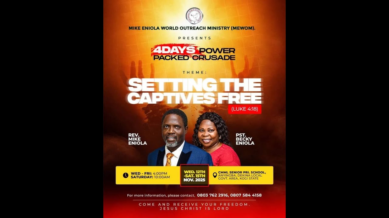 ANYIGBA CRUSADE DAY 2 WITH REV. MIKE ENIOLA - YouTube