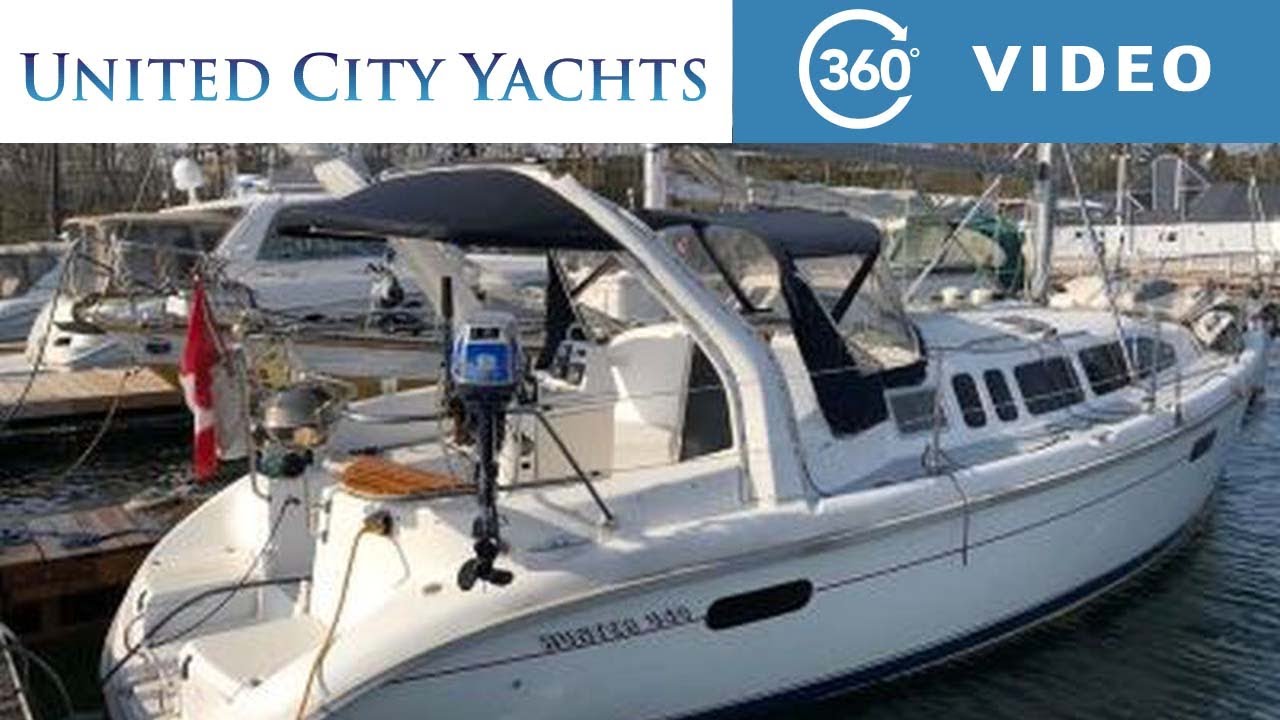 *SOLD* 34’ Hunter 340 1998 - YouTube