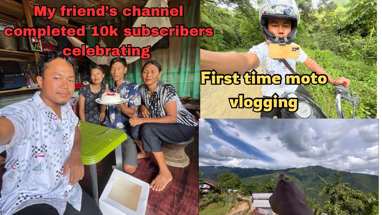 My friend’s channel completed 10k subscribers celebrating - YouTube