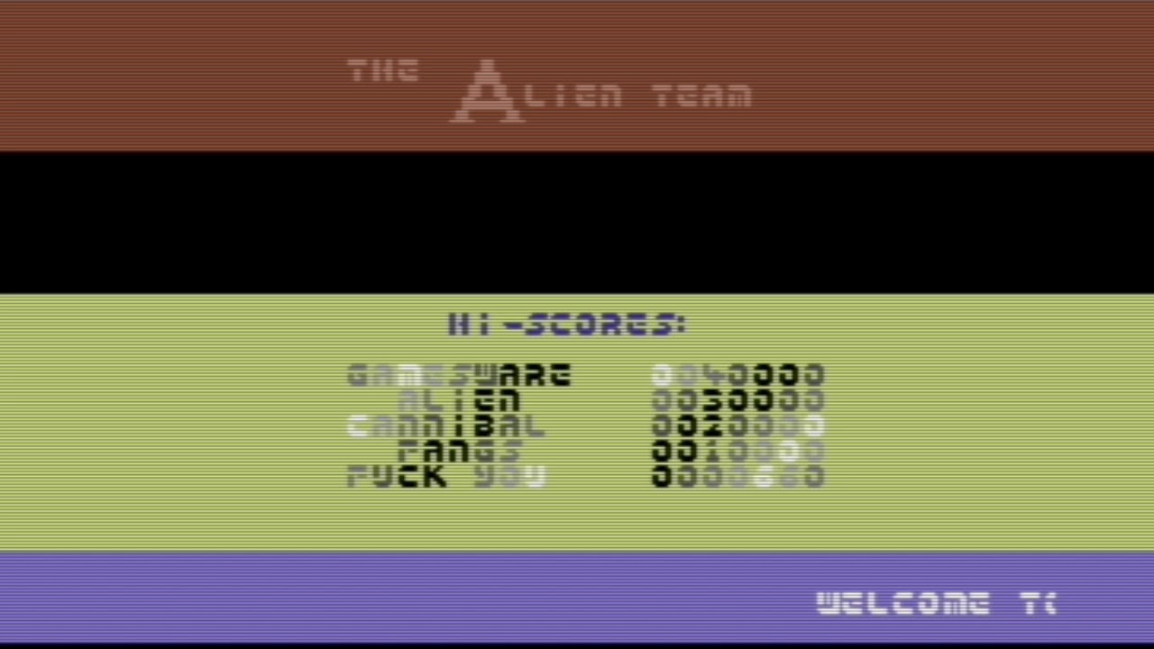 C64 Game: The Alien Team - YouTube