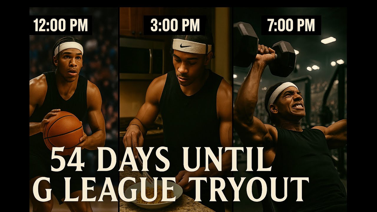 FULL DAY PREPARING FOR A G LEAGUE TRYOUT | ROAD TO NBA - YouTube