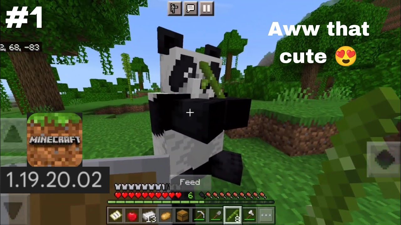 #minecraft Minecraft: Pocket Edition - Gameplay Walkthrough Part 1 (iOS ...
