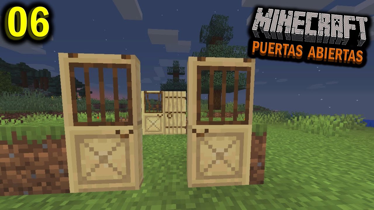 Puertas de Abedul con Diseños! - 06 - Minecraft Puertas Abiertas (Serie ...