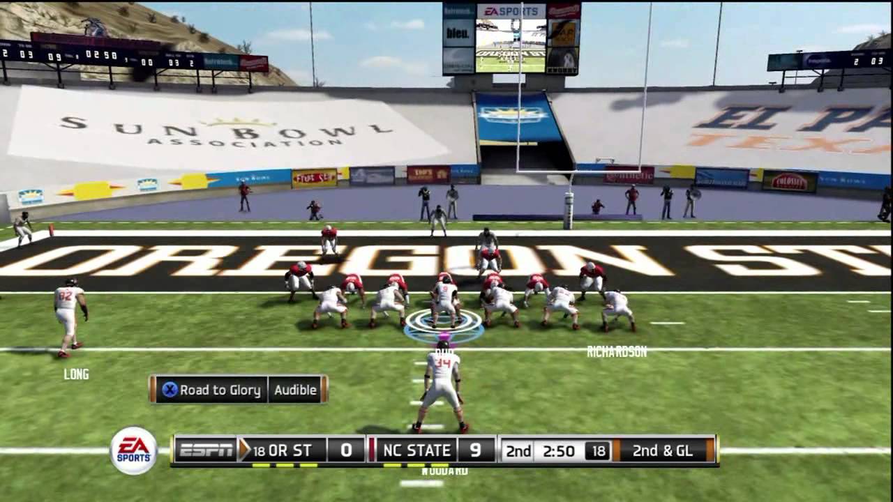 NCAA Football 2012: Sun Bowl Against The NC State Wolfpack - YouTube