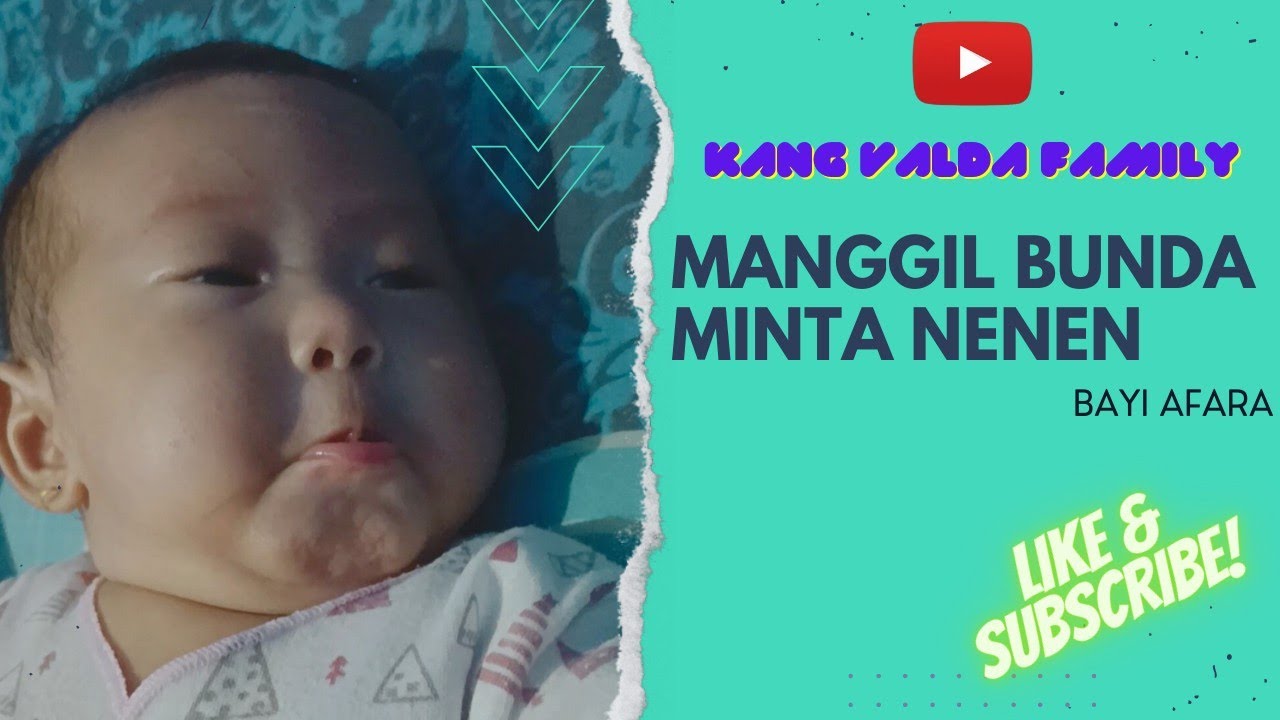 Bayi Ara Cemberut Manggil Bunda Minta Nenen😄 - YouTube
