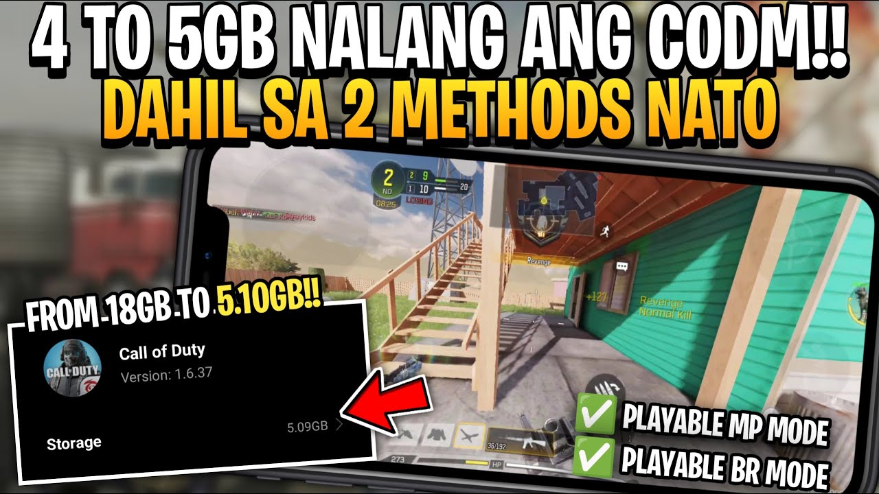 4GB-5GB Nalang Ang Call of Duty Mobile Dahil Sa Bagong Update Nato ...