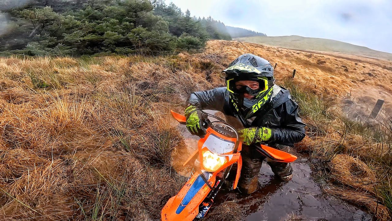 Dirt Bike Rider Sends It Way Too Hard In The Mud - YouTube