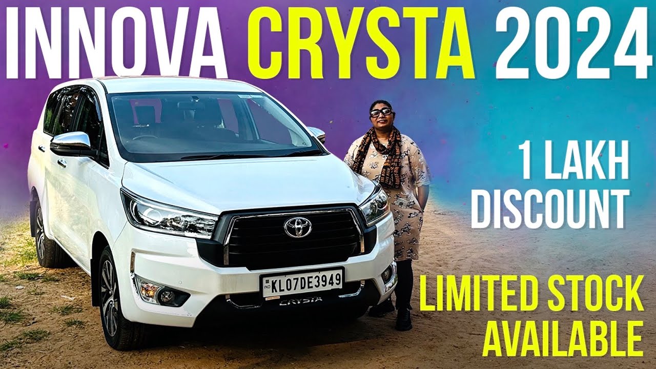 Toyota INNOVA Crysta ZX 2024 | 1 Lakh Offer | Limited Stocks Available ...