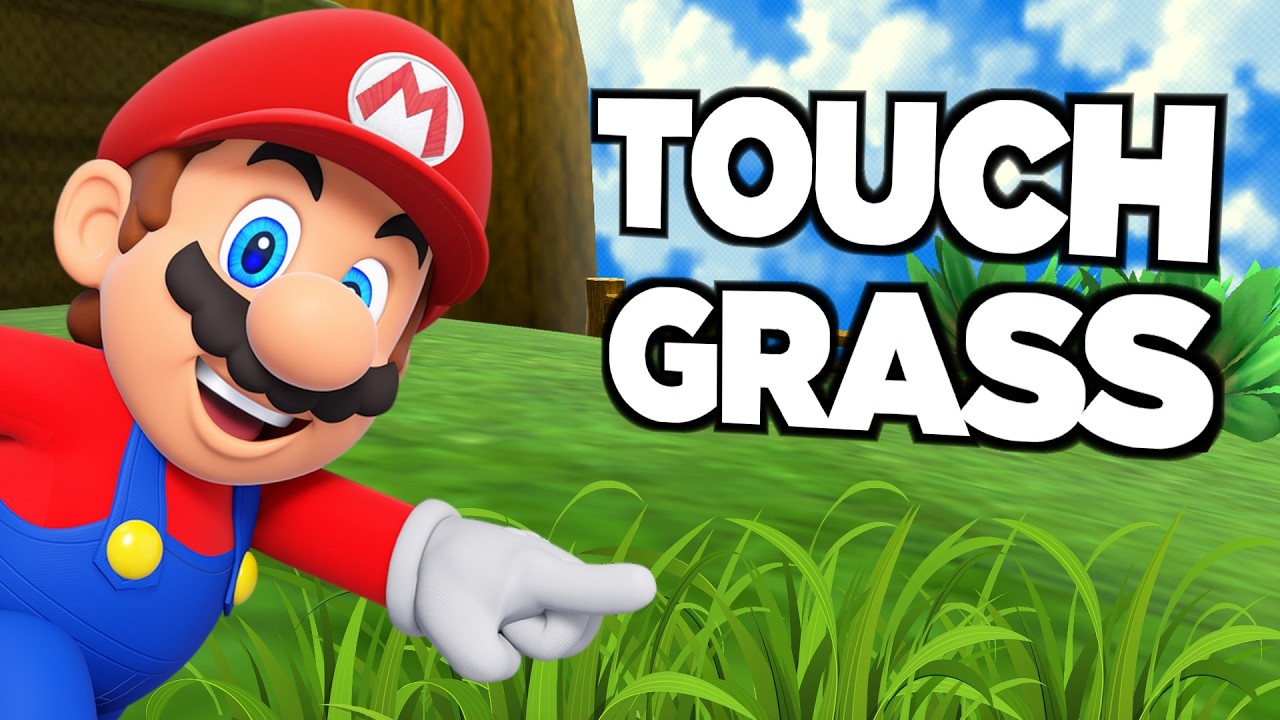 How fast can you TOUCH GRASS in every Mario game? - YouTube