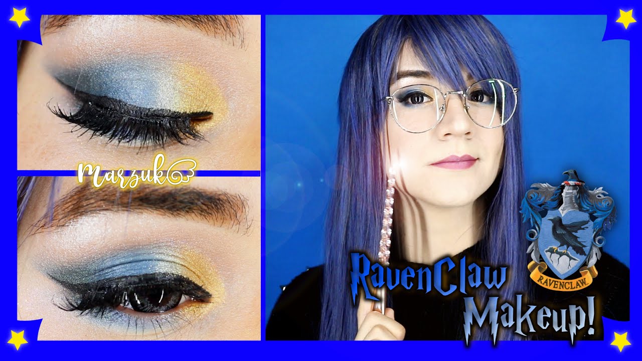 #HarryPotter #Ravenclaw Makeup! | MARZUKO - YouTube