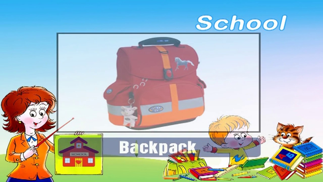 School | Preschool Learning Basics | Learn English Basics for Kids ...