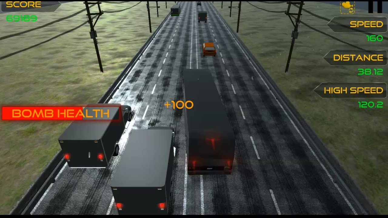 MY BEST SCORE 111 K SPEED BOMB - Highway Racer CRAZYGAMES - YouTube