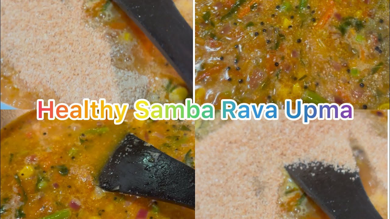 Healthy Samba Rava Vegetable Upma #food #cooking #video #trending # ...