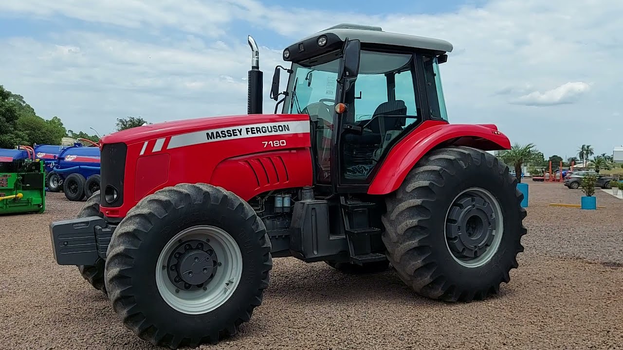 Trator Massey Ferguson 7180 ano 2012 - ROHR MÁQUINAS - YouTube