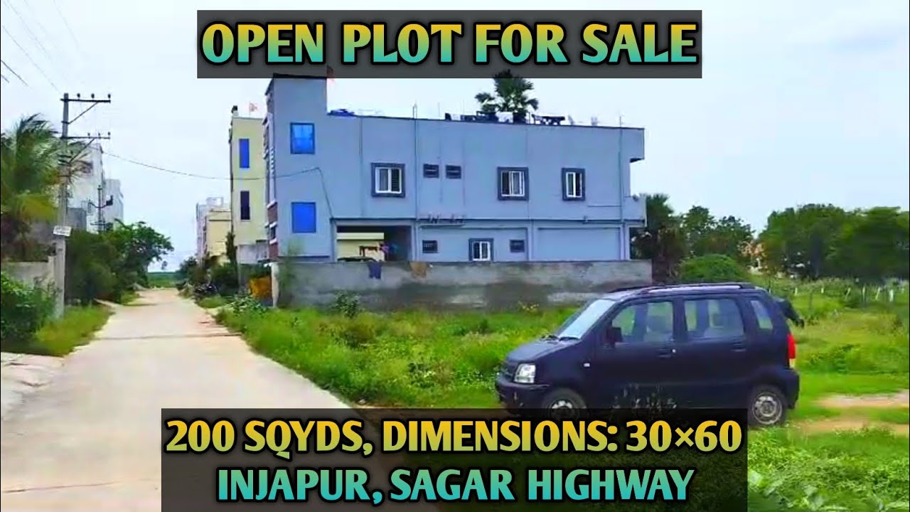 OPEN PLOT FOR SALE || INJAPUR || HYDERABAD || @ShivaChamiraju - YouTube