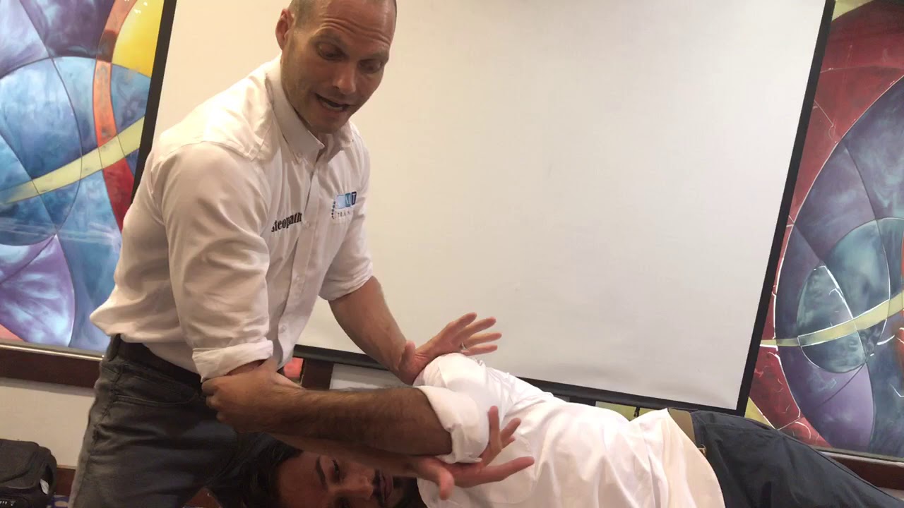 Shoulder mobilisation articulation technique into abd flex ext int rot ...