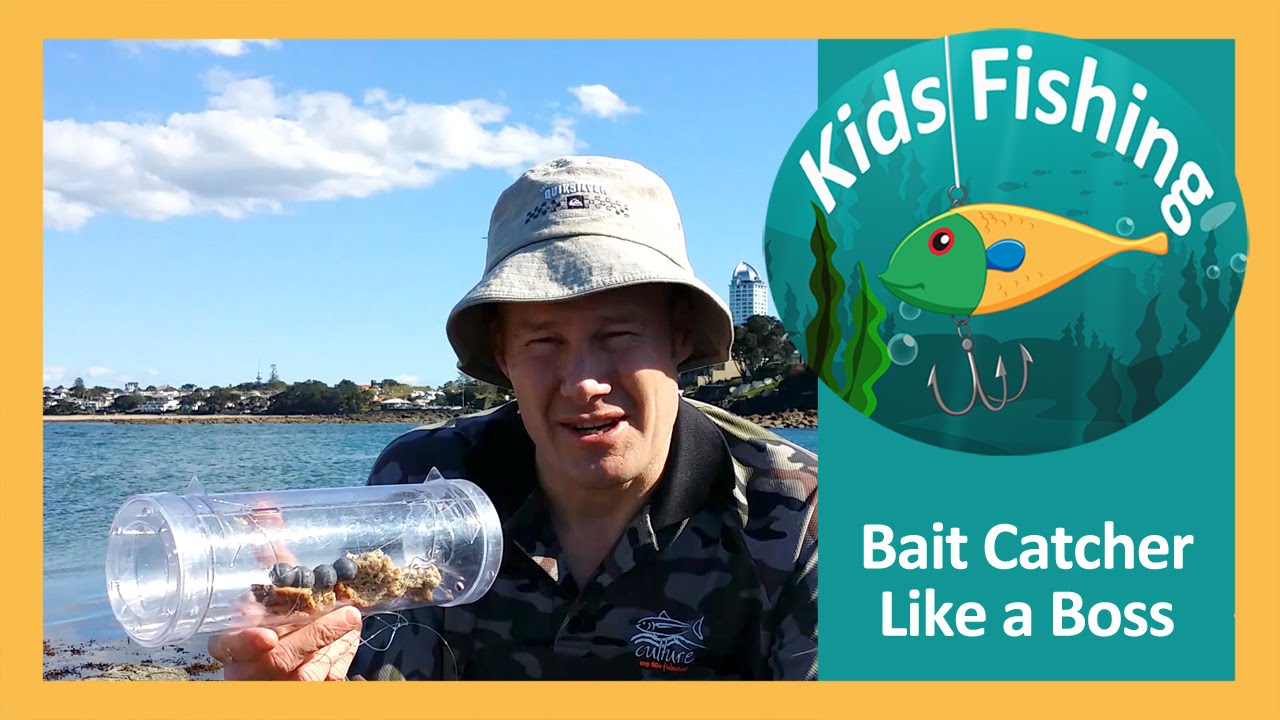 Bait Catcher like a Boss - Kids Fishing - YouTube